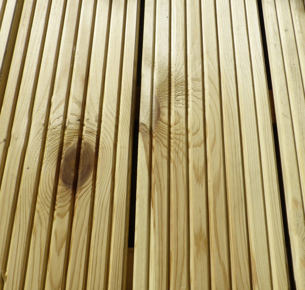 3.6m x 3.6m Pressure Treated Decking Kit 28mm