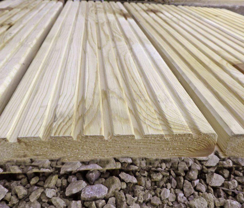 3.6m x 3.6m Pressure Treated Decking Kit 28mm